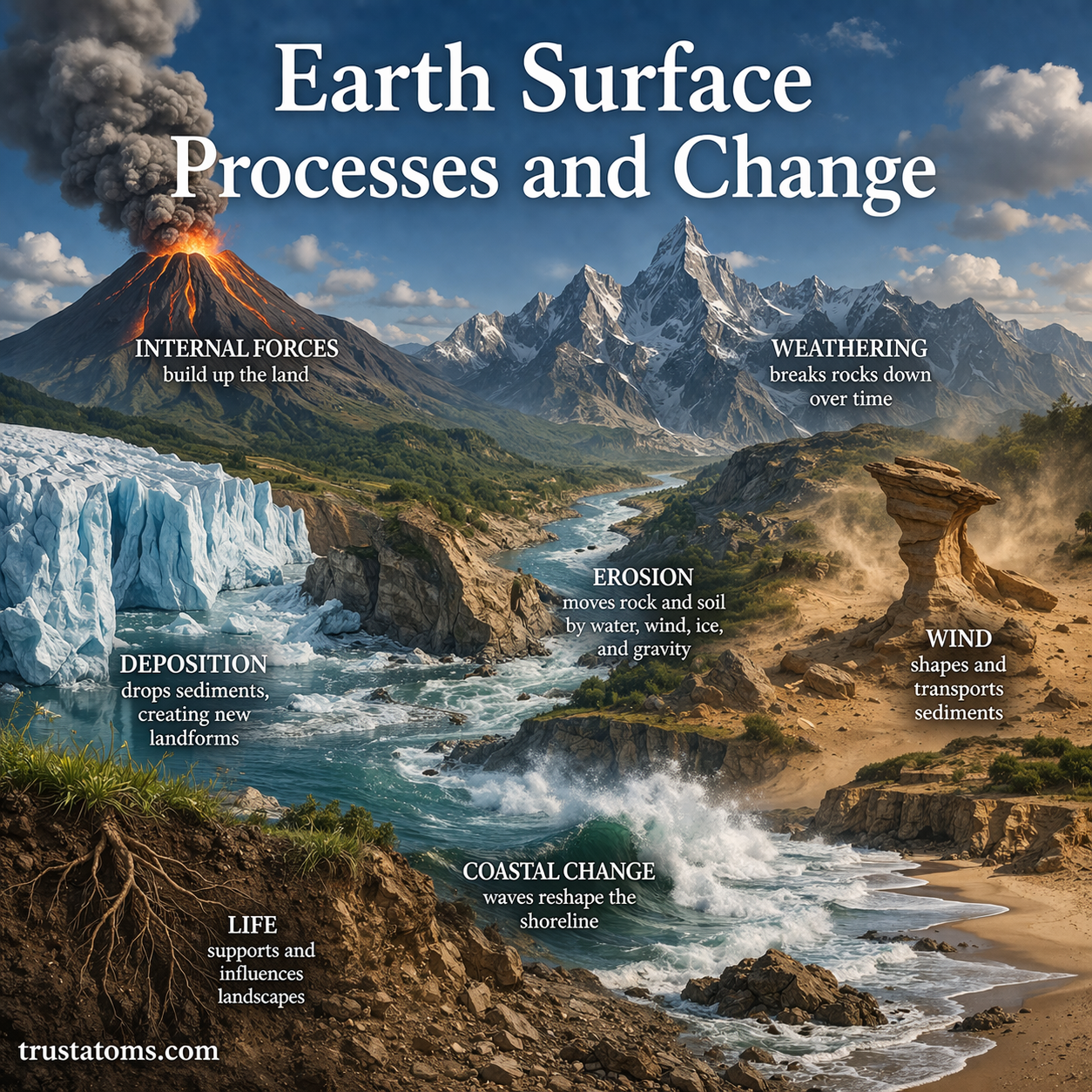 Earth Surface Processes and Change - Trust Atoms