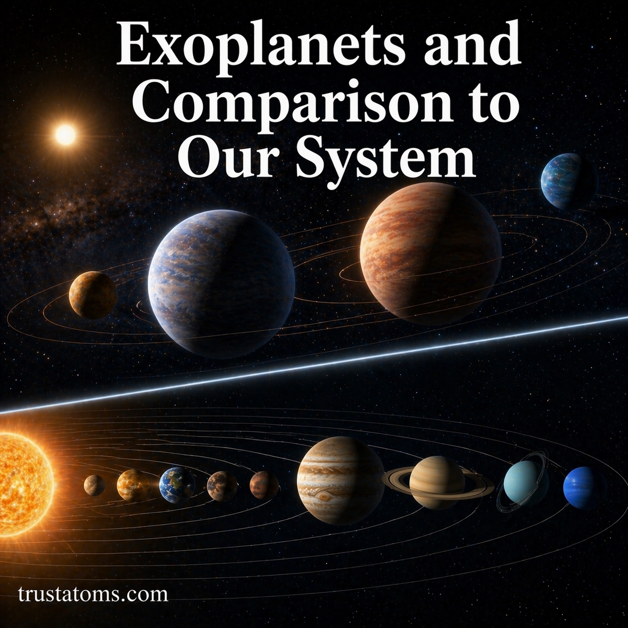 Exoplanets and Comparison to Our Solar System - Trust Atoms