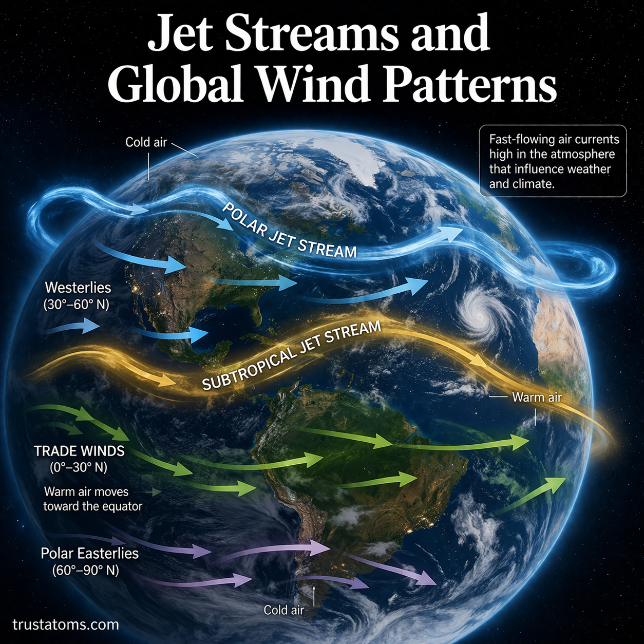 Jet Streams and Global Wind Patterns - Trust Atoms