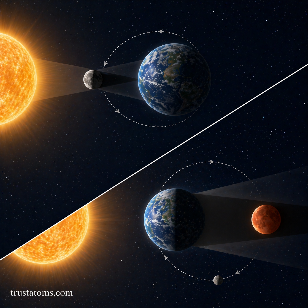 Eclipses: Solar and Lunar — How Celestial Alignments Create Stunning ...